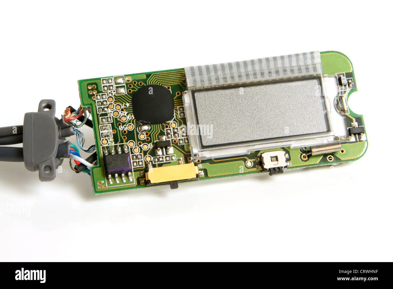 Electronic card with display Stock Photo - Alamy