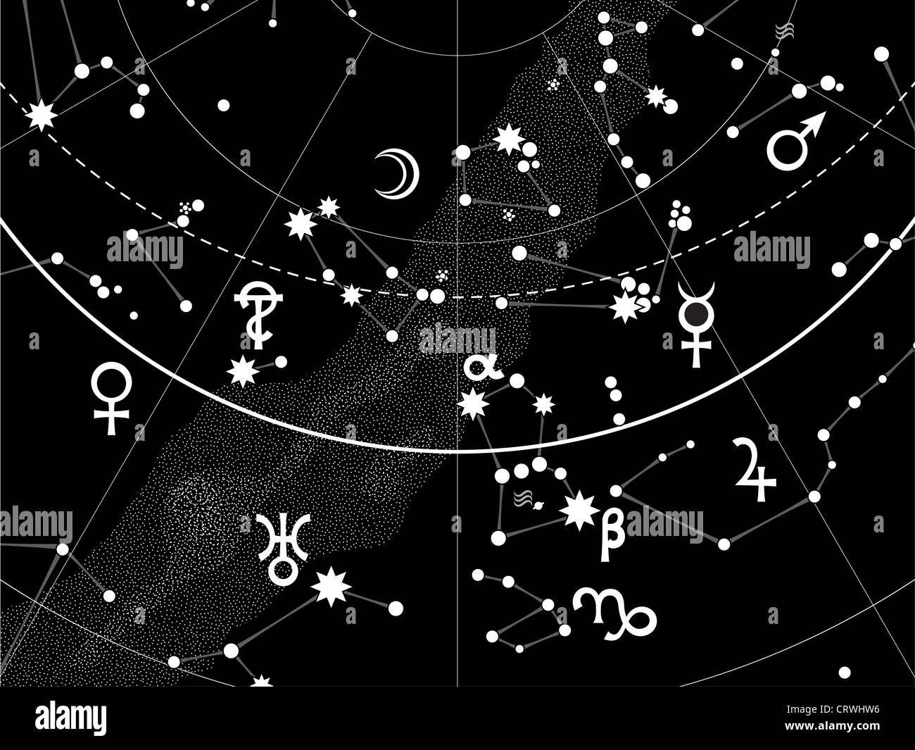 Map of orion constellation hi-res stock photography and images - Alamy