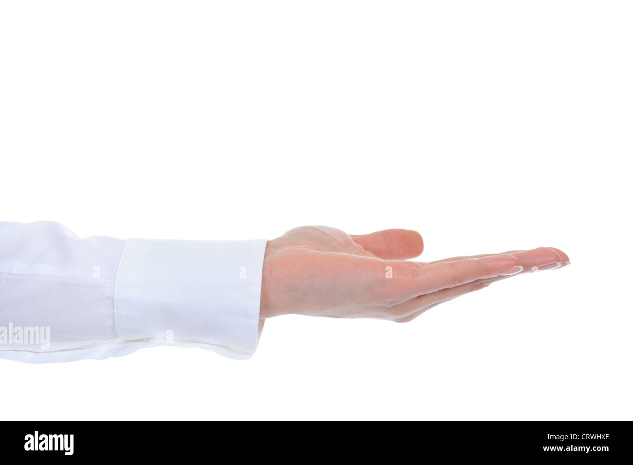 human hand held up Stock Photo - Alamy