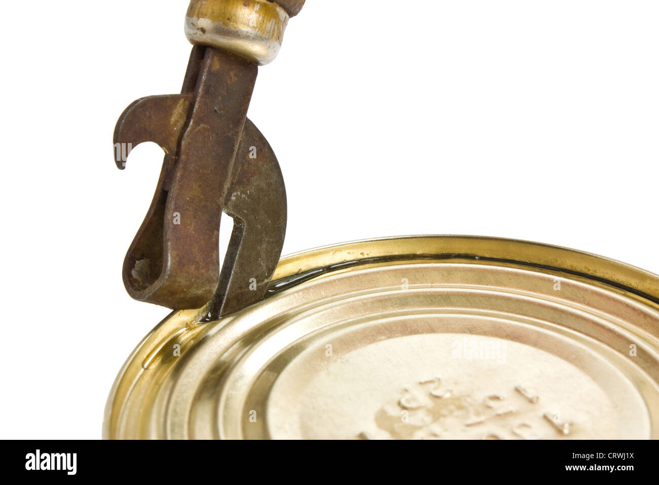 Opening tin hi-res stock photography and images - Alamy