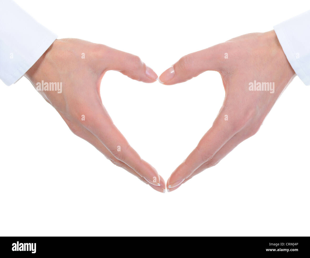 Hand make a heart Stock Photo - Alamy