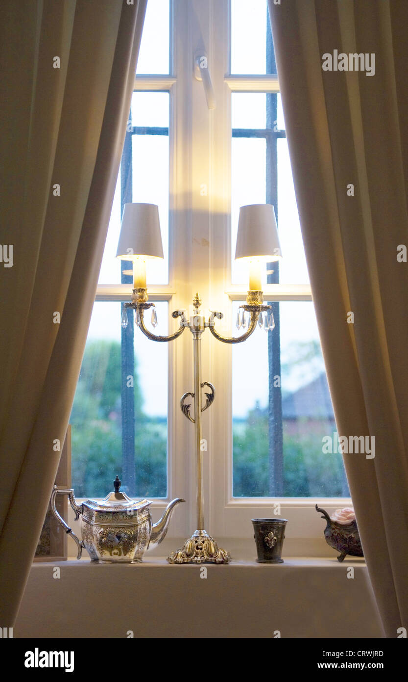 window with curtains Stock Photo - Alamy