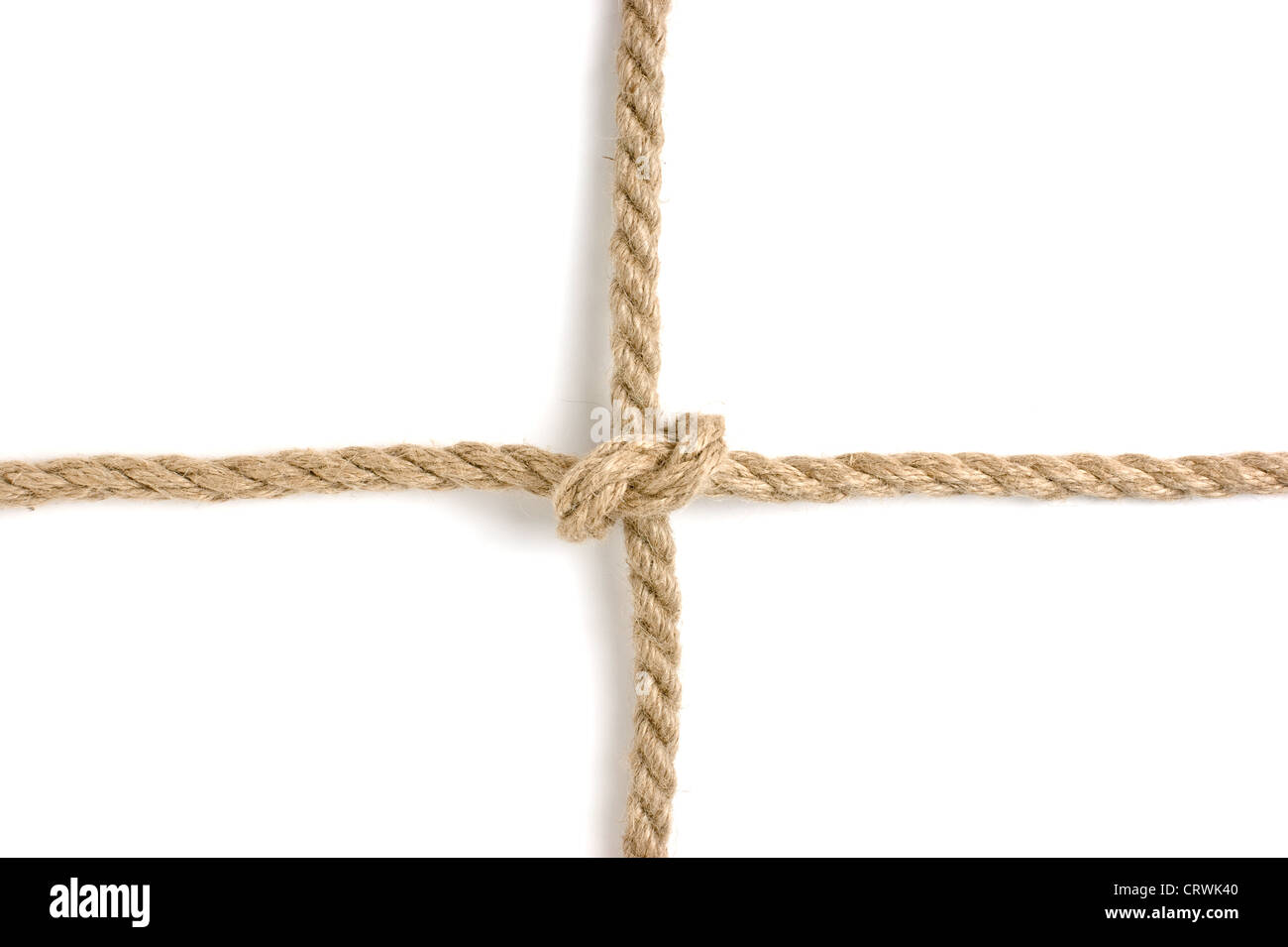 knot tied by a rope Stock Photo - Alamy