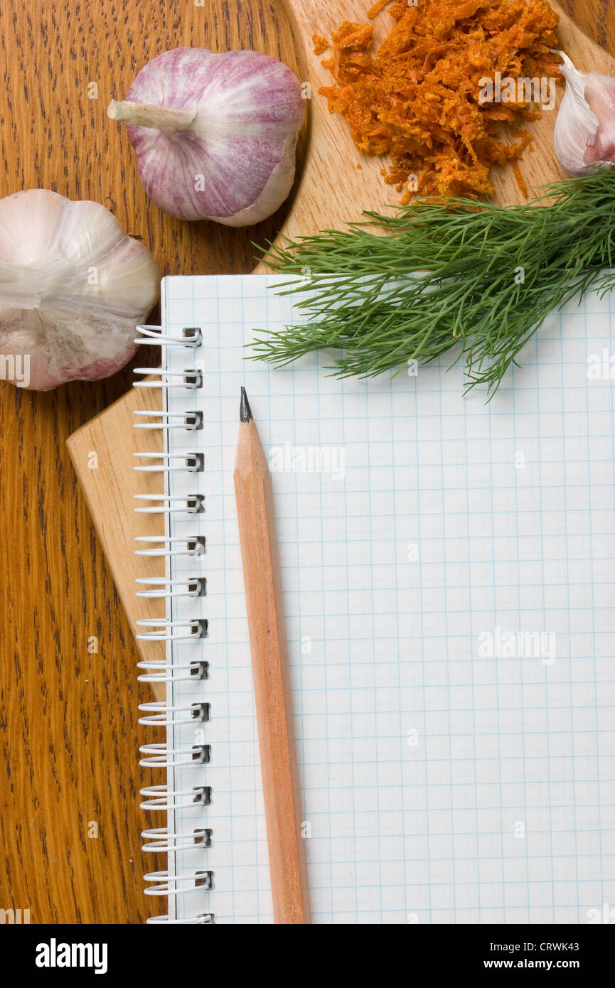 Cooking writing hi-res stock photography and images - Alamy