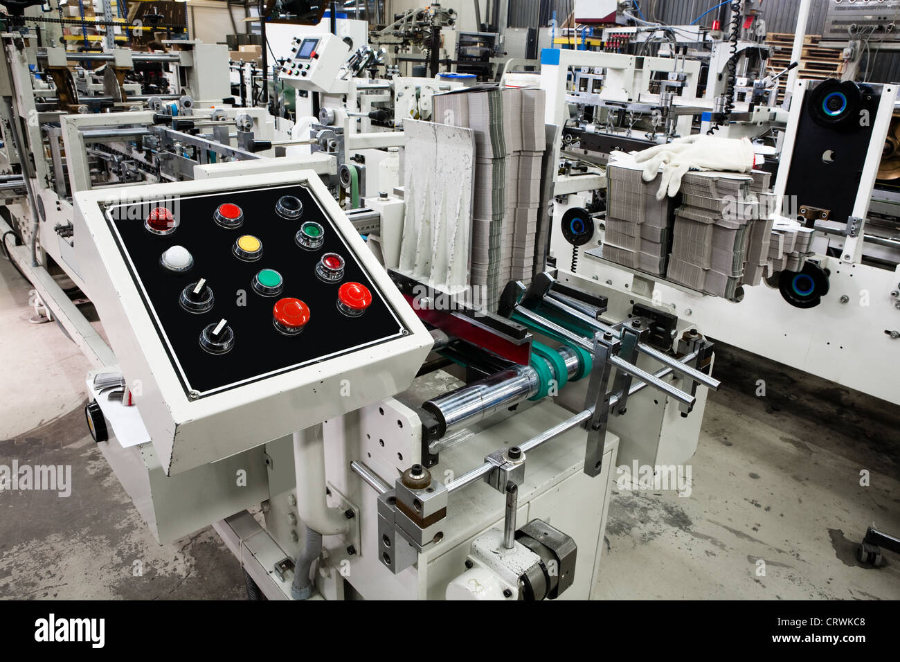 Control panel of the equipment Stock Photo - Alamy