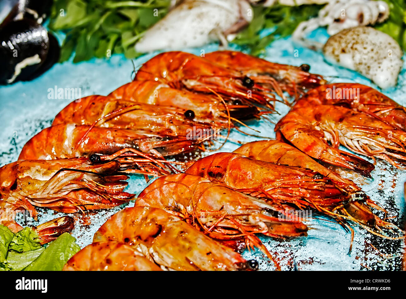 Arrangement cooking different varieties fish hi-res stock photography ...