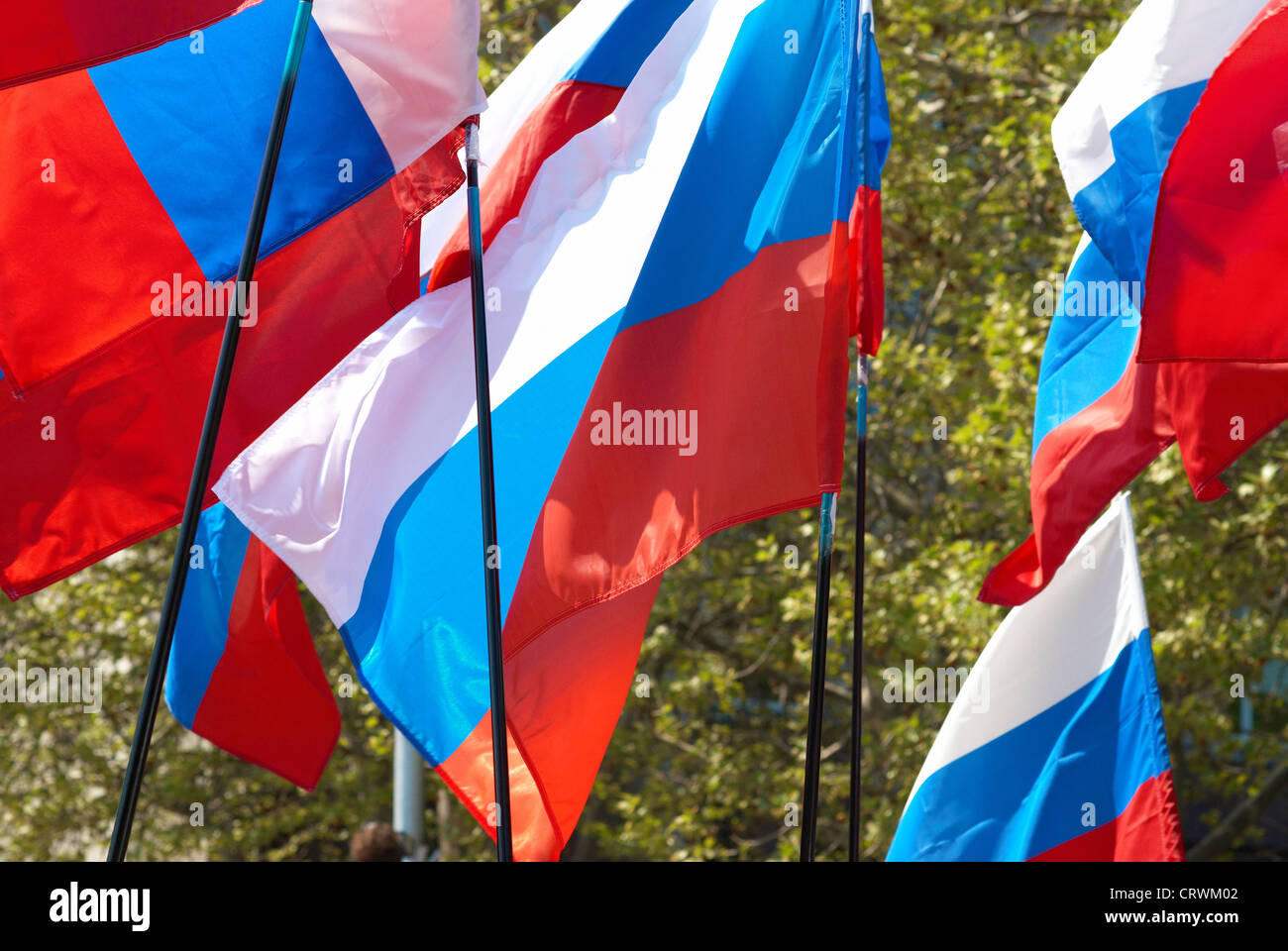 Russian national flags hi-res stock photography and images - Alamy