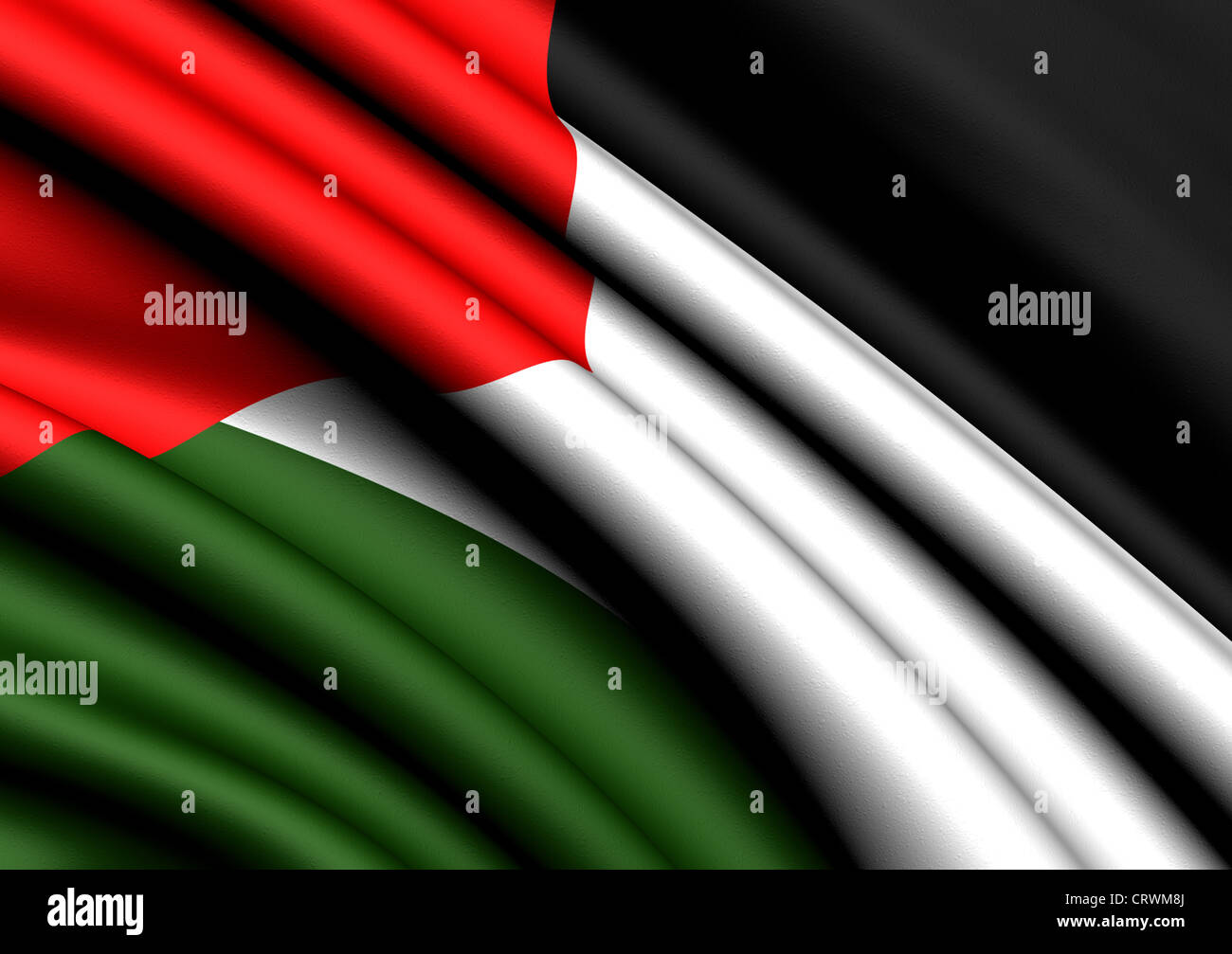 Flag of Palestine. Close up Stock Photo - Alamy