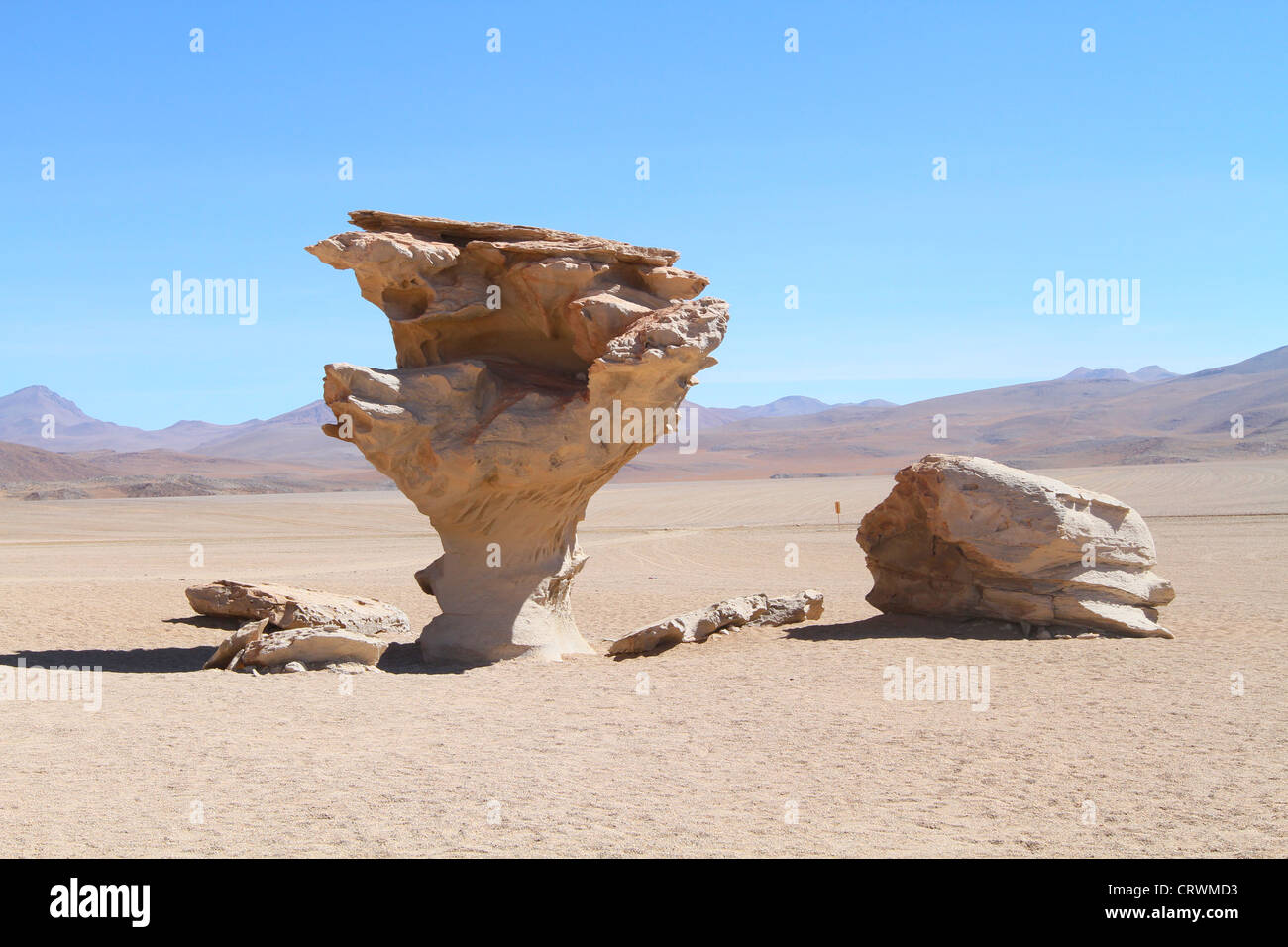 Arbol de piedra - Stone rock formation in Bolivia Stock Photo - Alamy