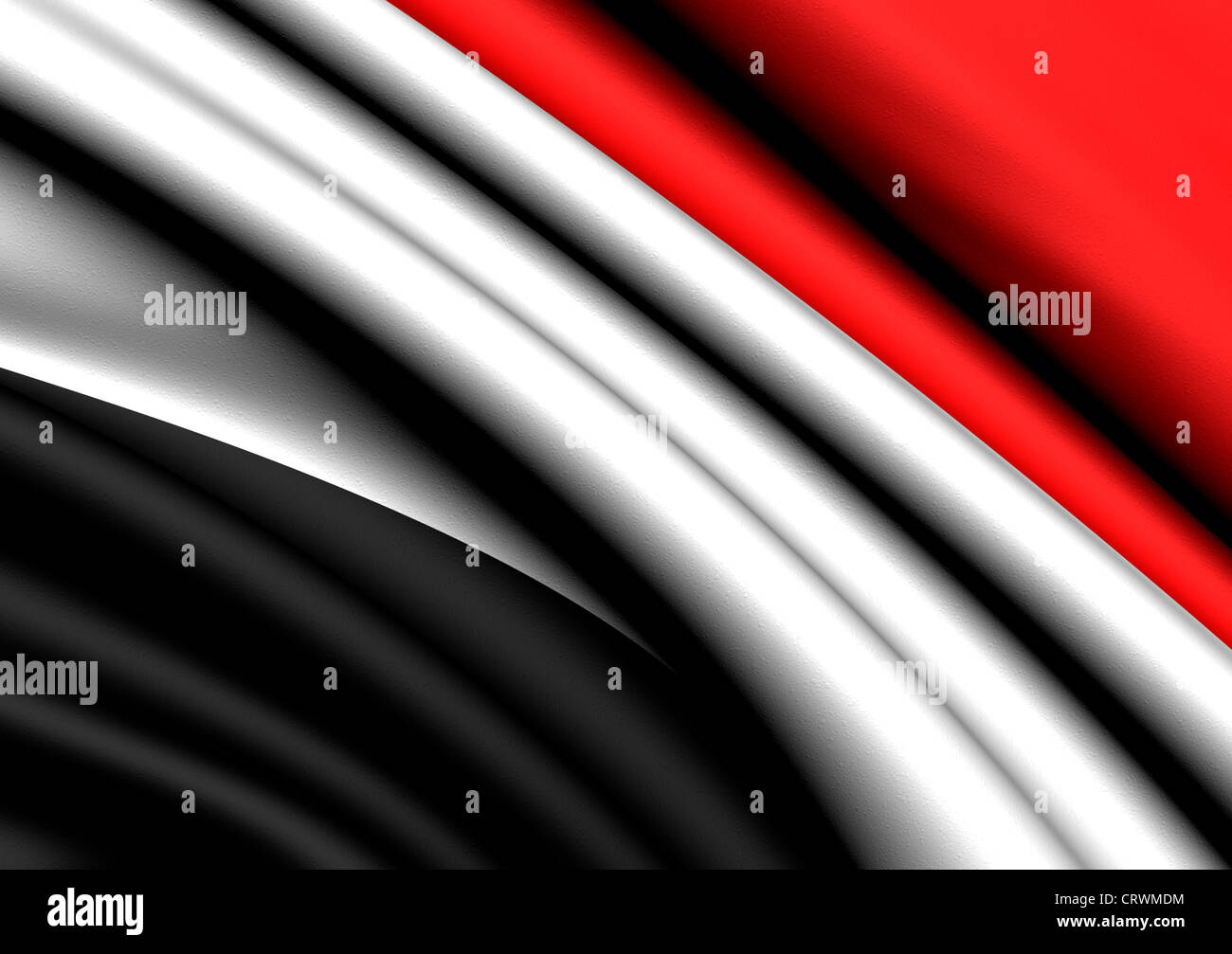 Flag of Yemen. Close up Stock Photo - Alamy