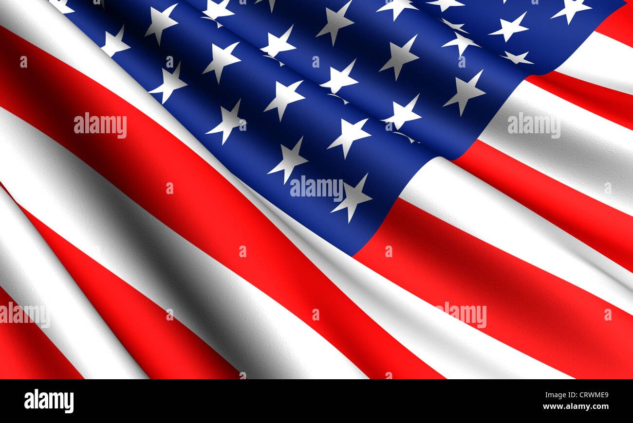 Flag of USA. Close up Stock Photo - Alamy
