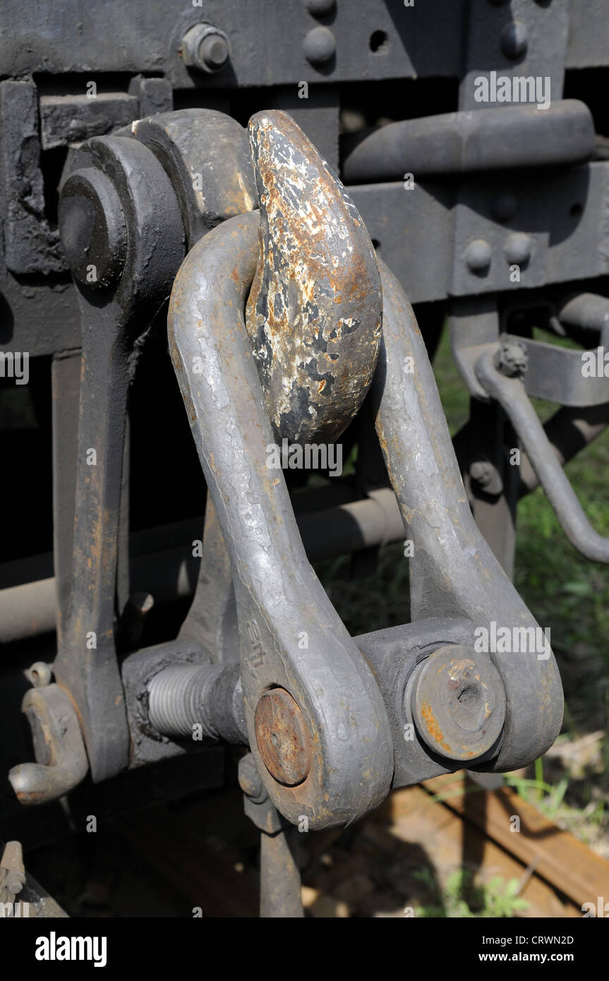 rusty hook on a wagon Stock Photo - Alamy