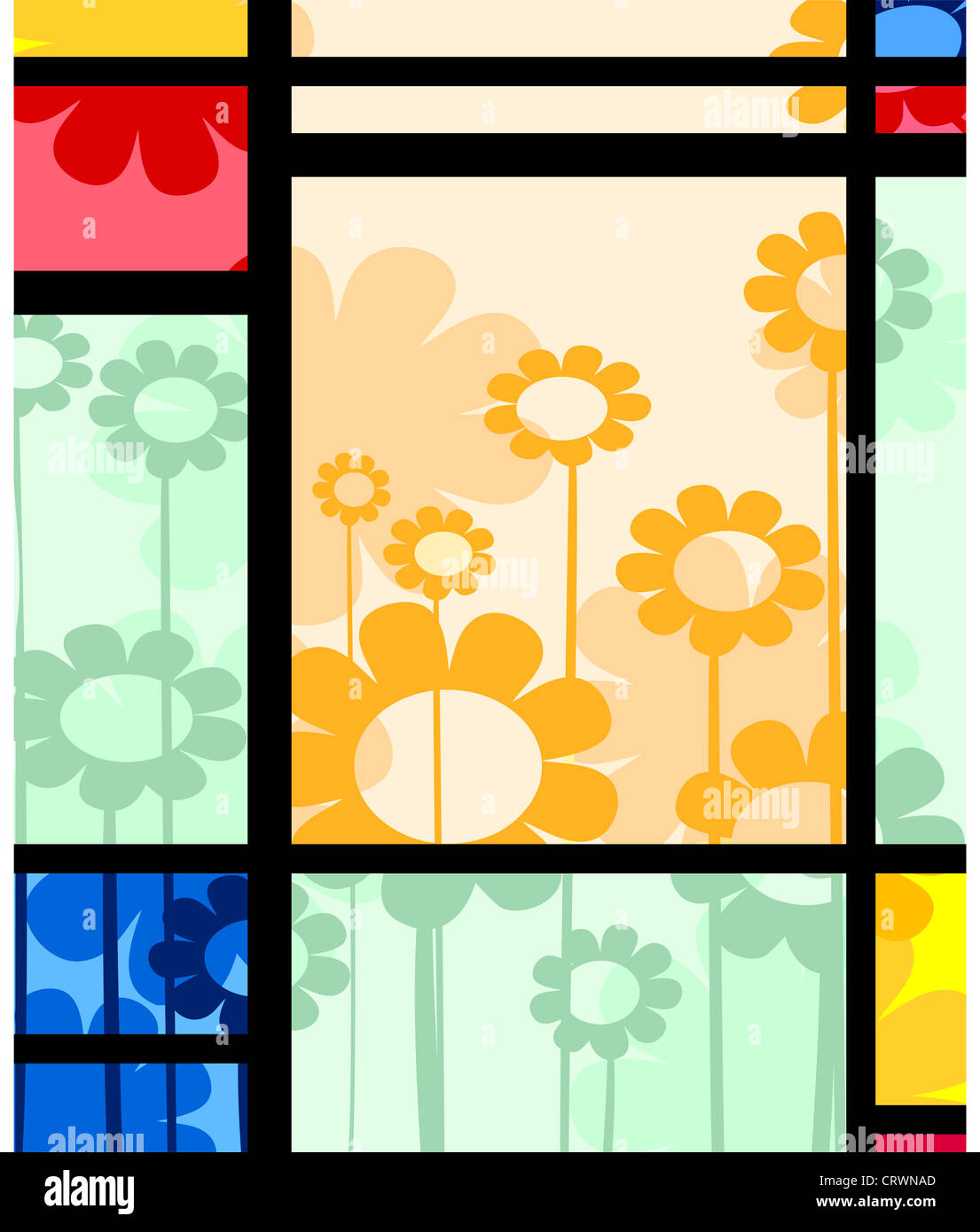 abstract floral design Stock Photo - Alamy