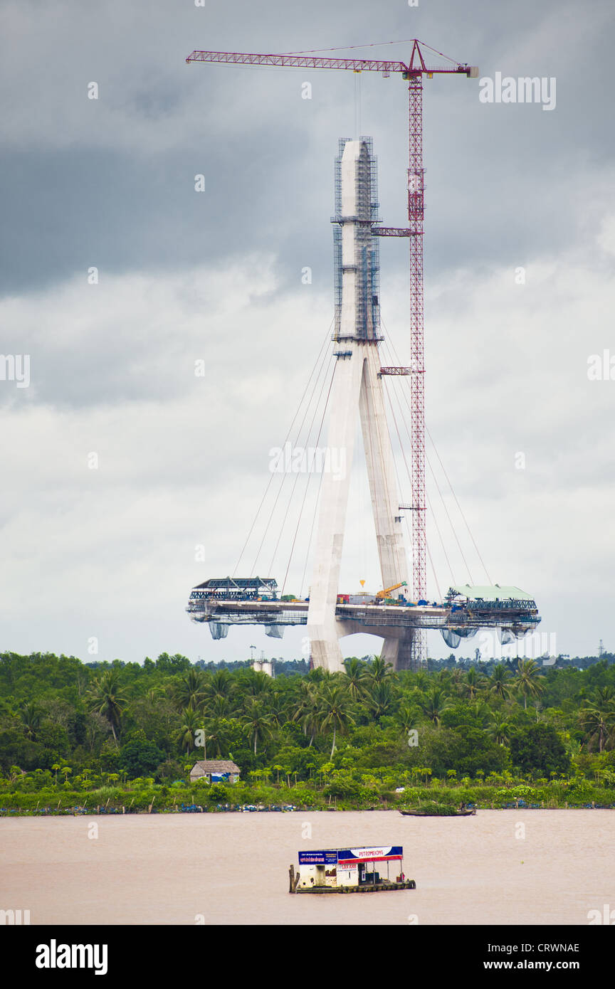 Bridge - Mekong, Vietnam Stock Photo - Alamy