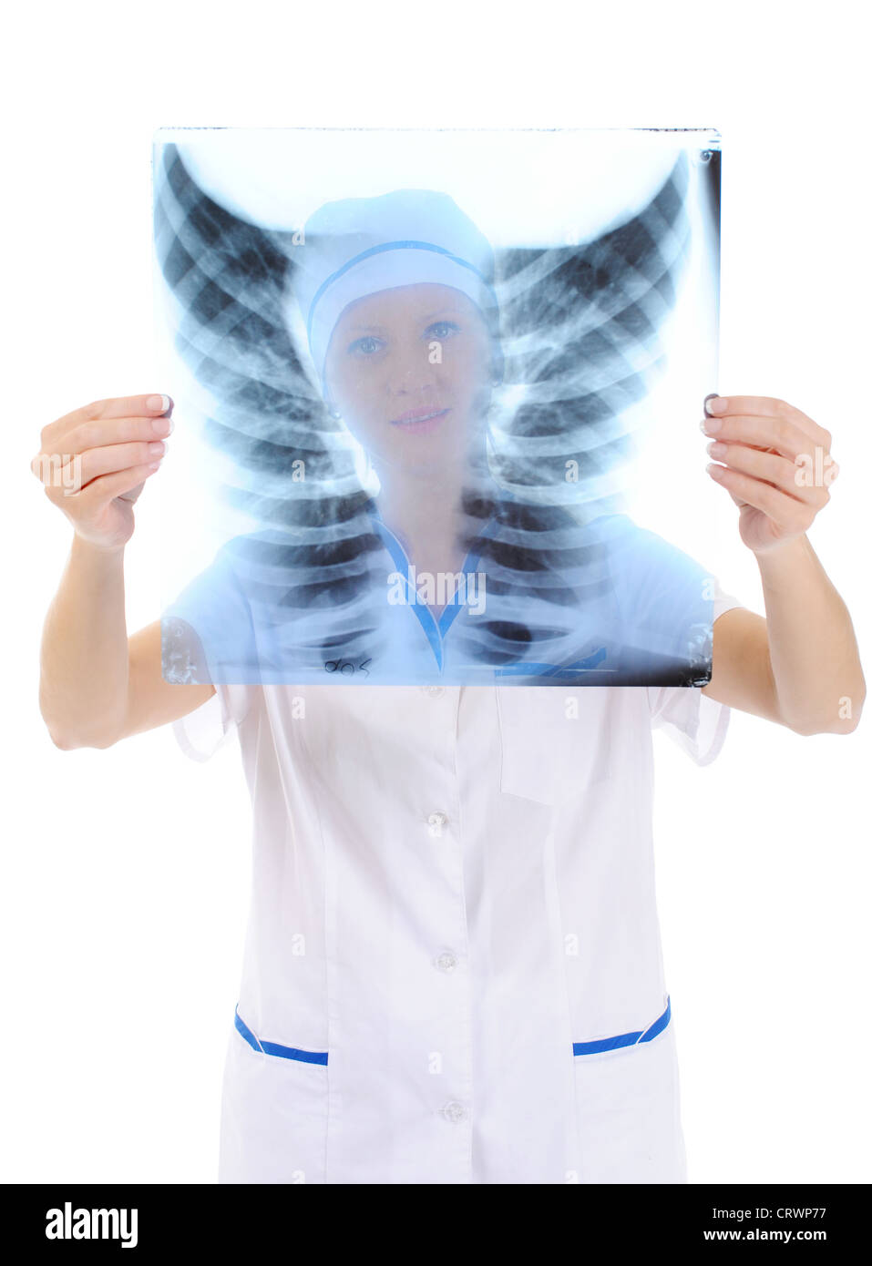 Doctor holding an x-ray Stock Photo - Alamy