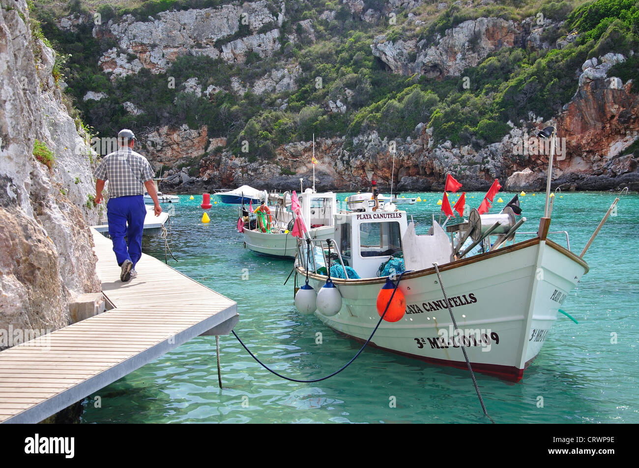 Minorca fishing boats hi-res stock photography and images - Alamy