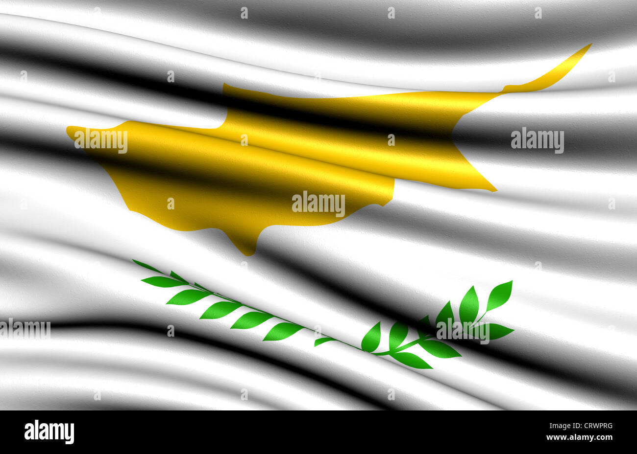 Flag of Cyprus. Close up Stock Photo - Alamy