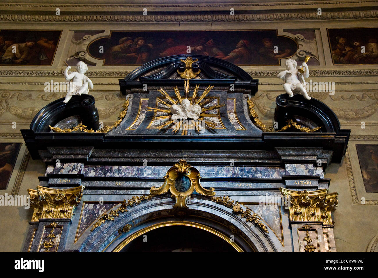 Italy, Emilia Romagna, Piacenza, Santa Maria di Campagna basilica Stock ...