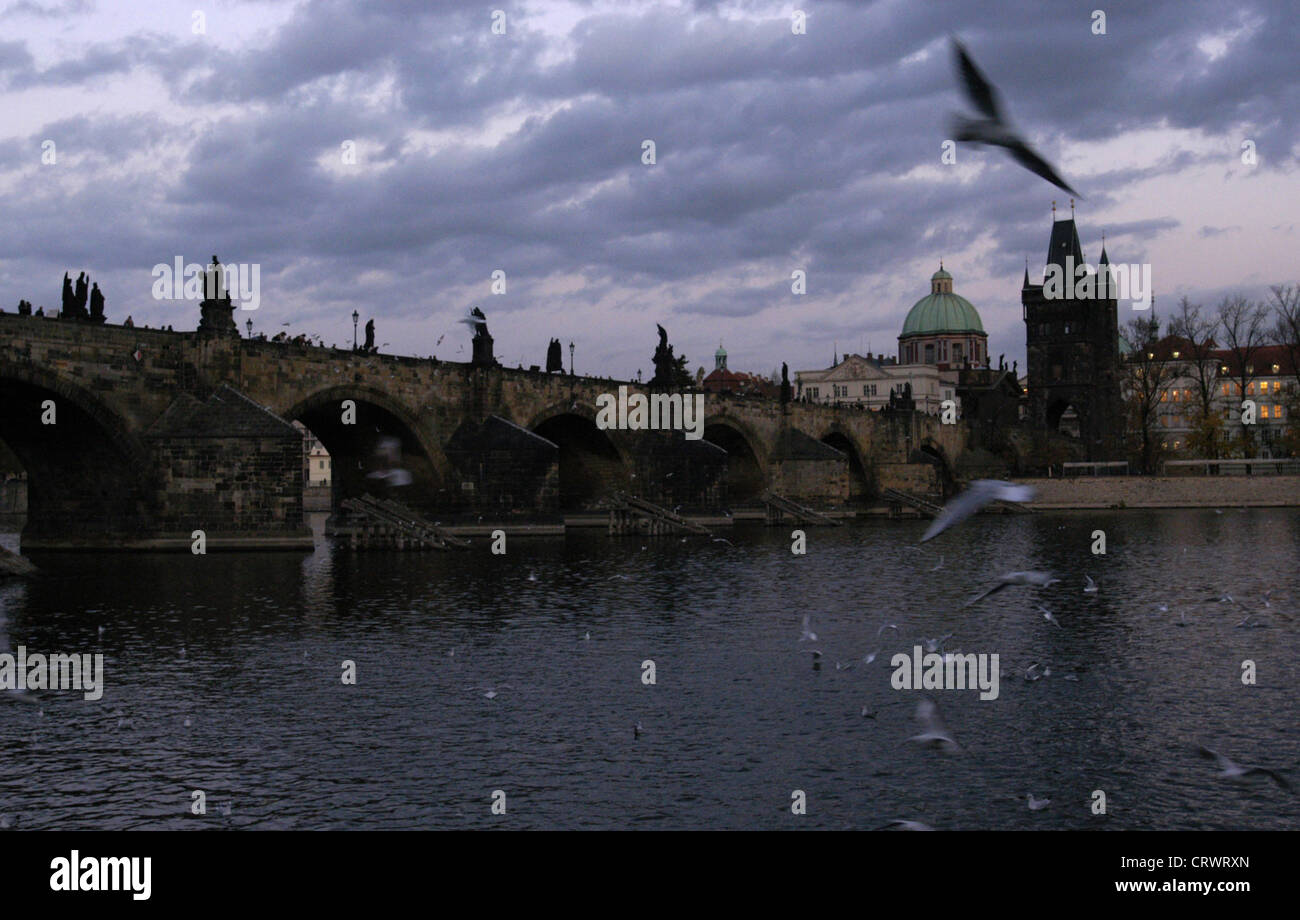 View of the famous Charles Bridge Stock Photo - Alamy