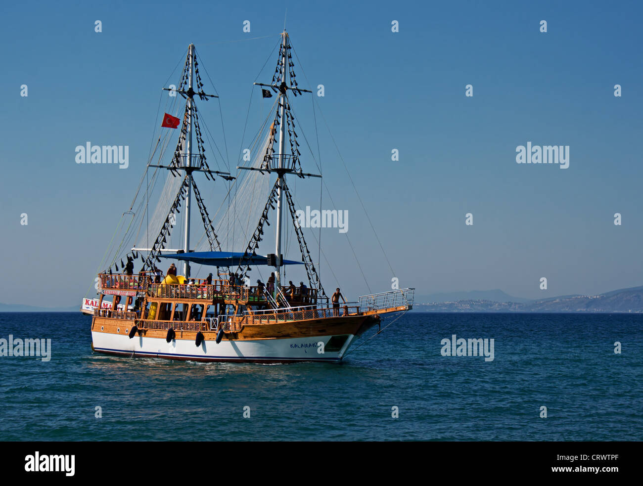 Turkish Gulet sailing ship Stock Photo - Alamy