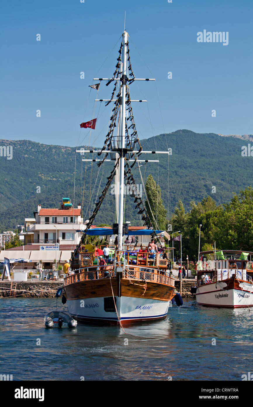Turkish Gulet sailing ship Stock Photo - Alamy