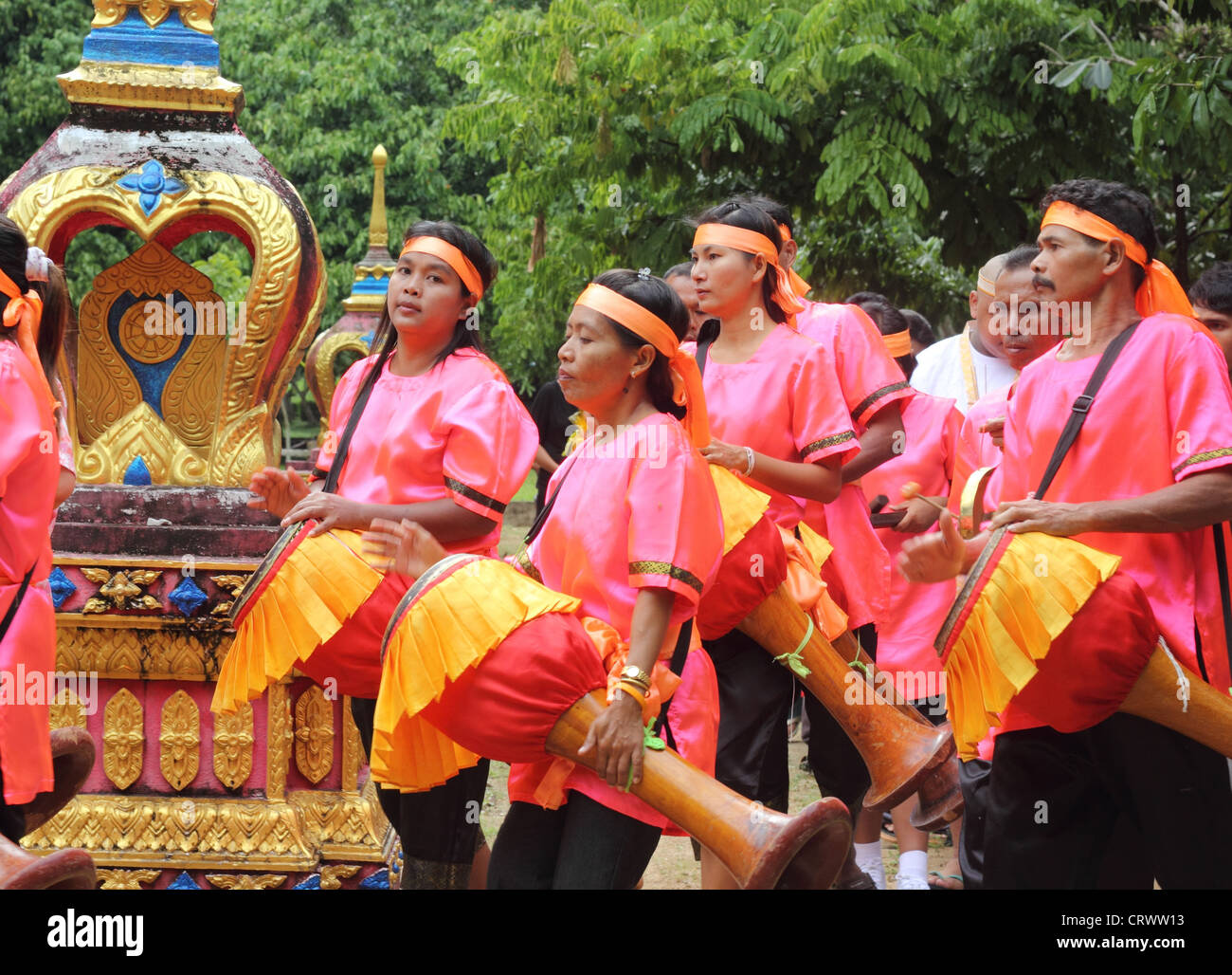 Monks initiation ceremony being celebrated Stock Photo - Alamy