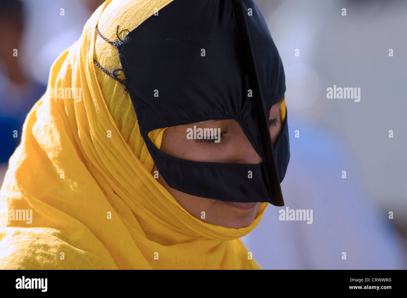Oman nizwa black mask hi-res stock photography and images - Alamy