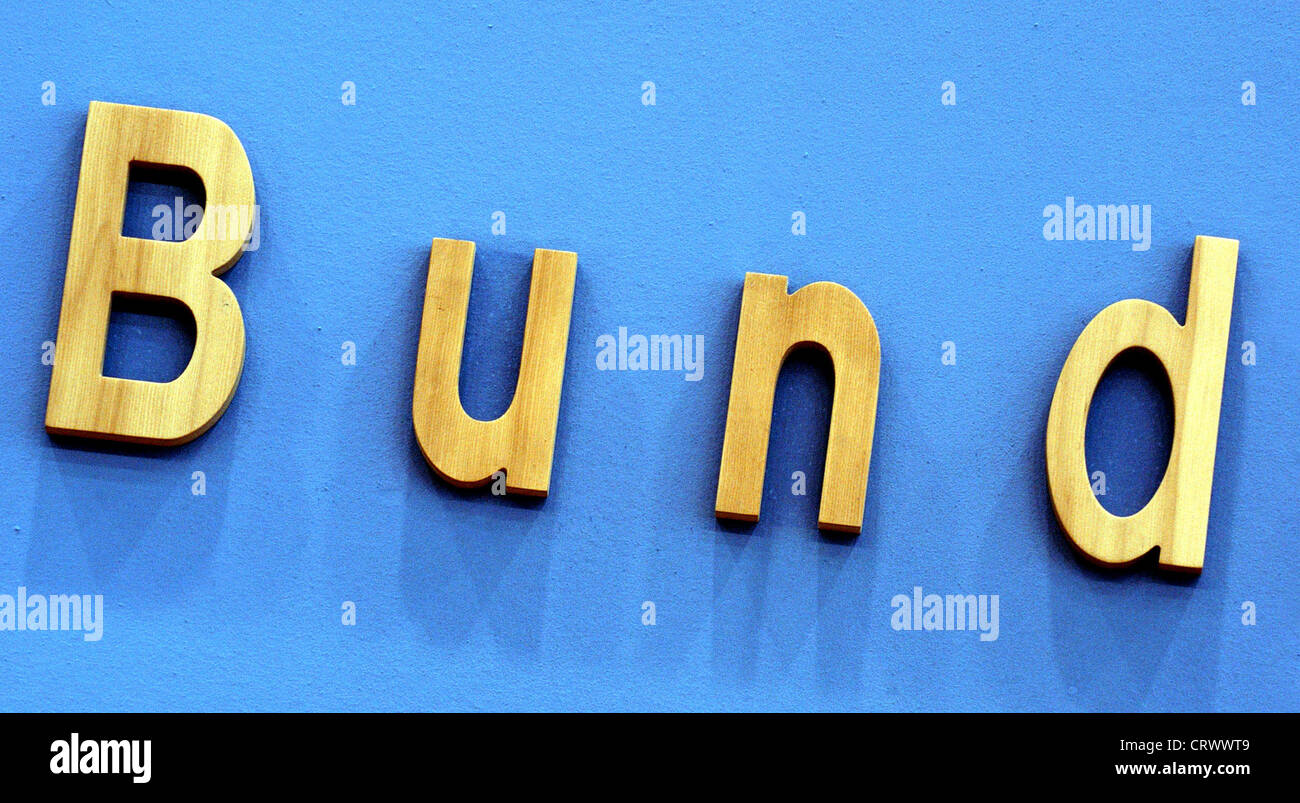 Symbol photo BUND Stock Photo - Alamy