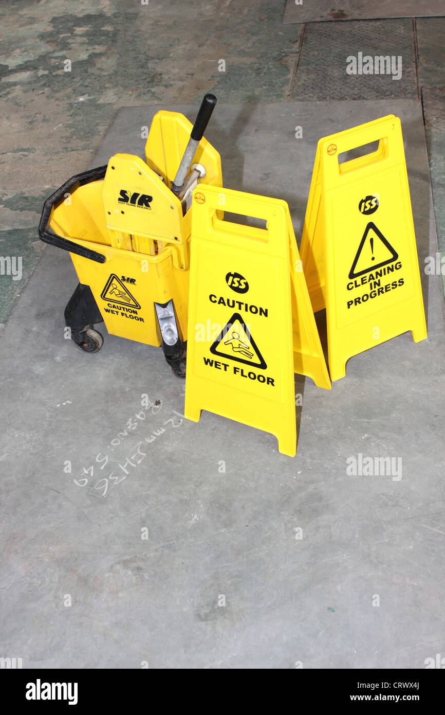 Industrial Cleaning signs Stock Photo - Alamy