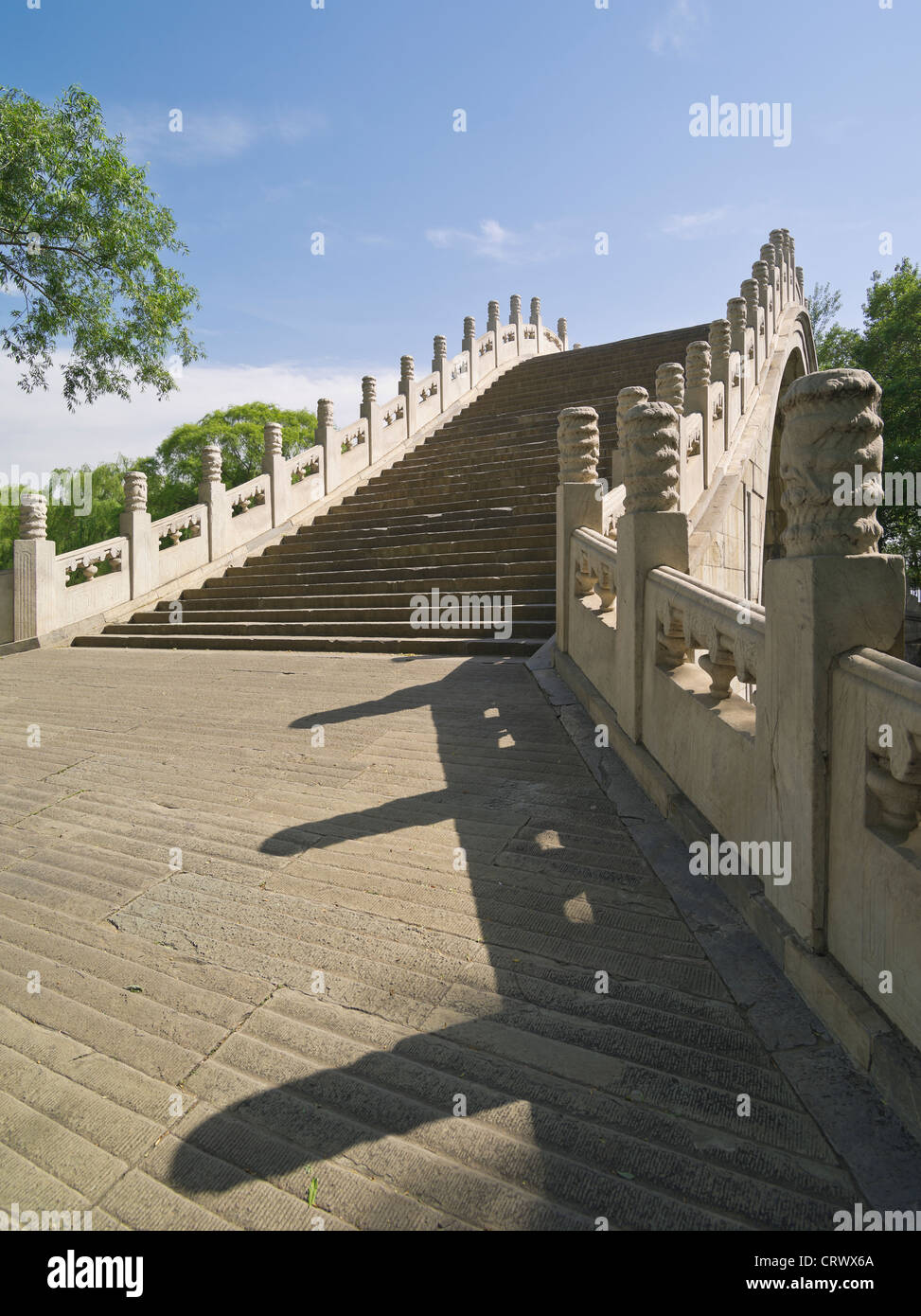Jade Belt bridge. The Summer Palace. Beijing. China Stock Photo - Alamy