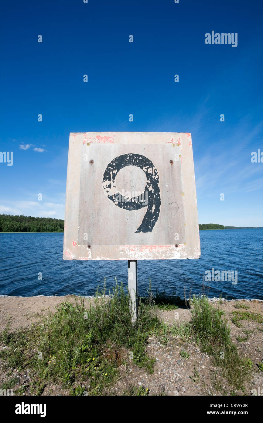 Old speed limit sign hi-res stock photography and images - Alamy
