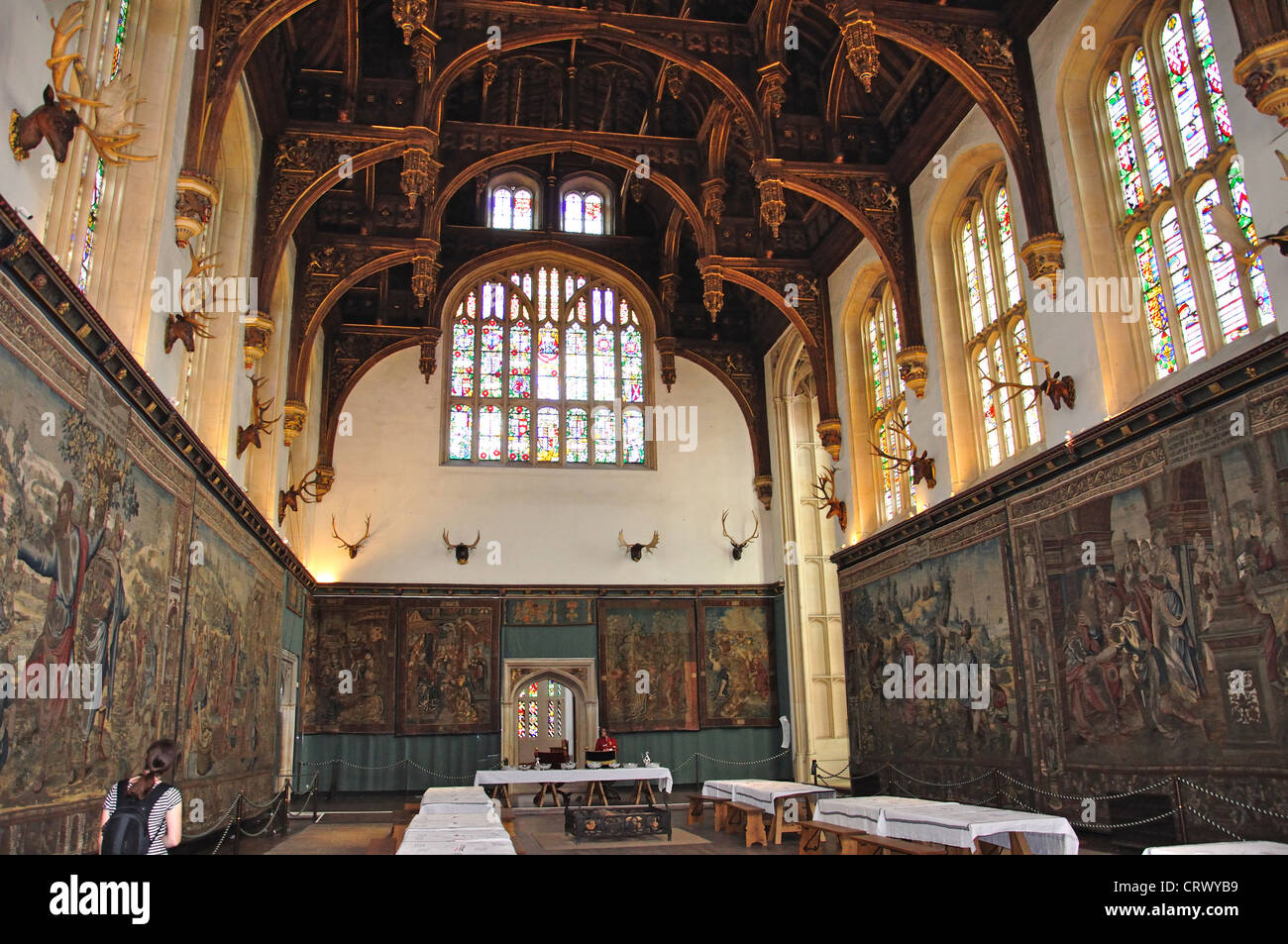 The Great Hall in Hampton Court Palace, Hampton, London Borough of ...