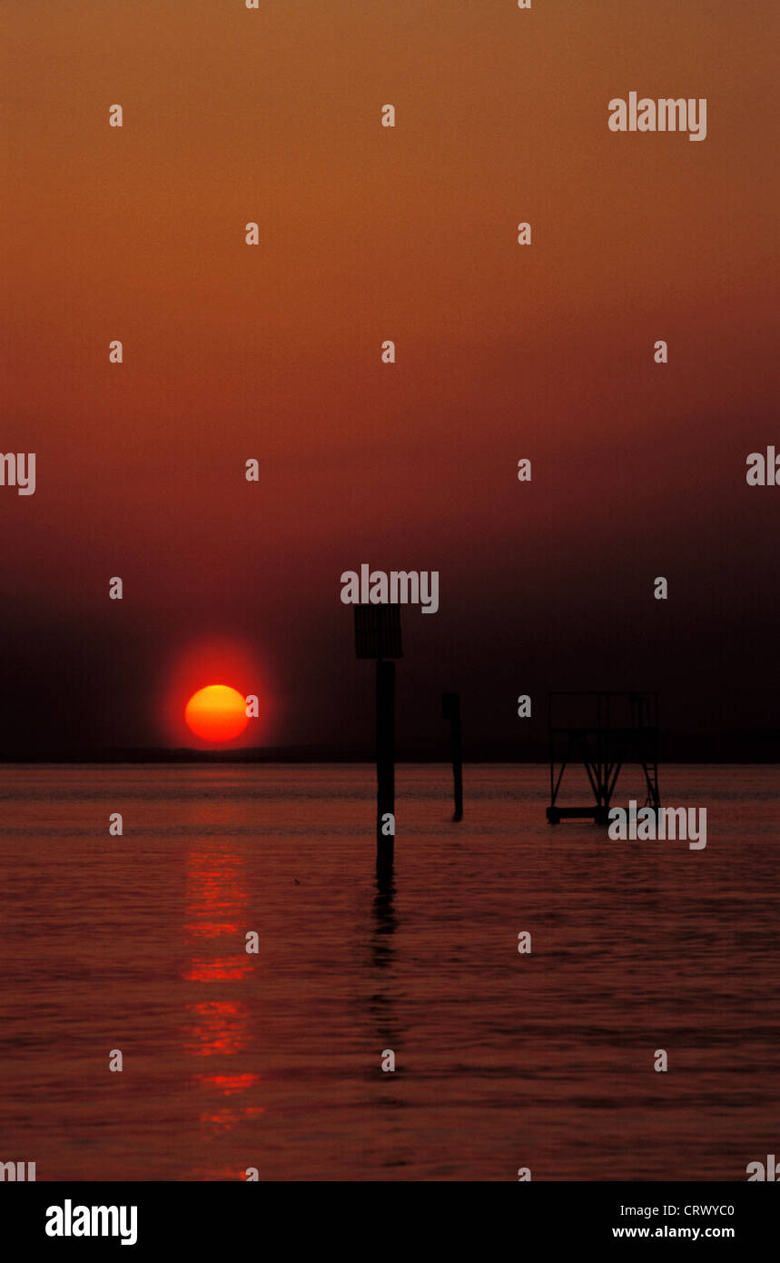 Sunset on Lake Constance Stock Photo - Alamy