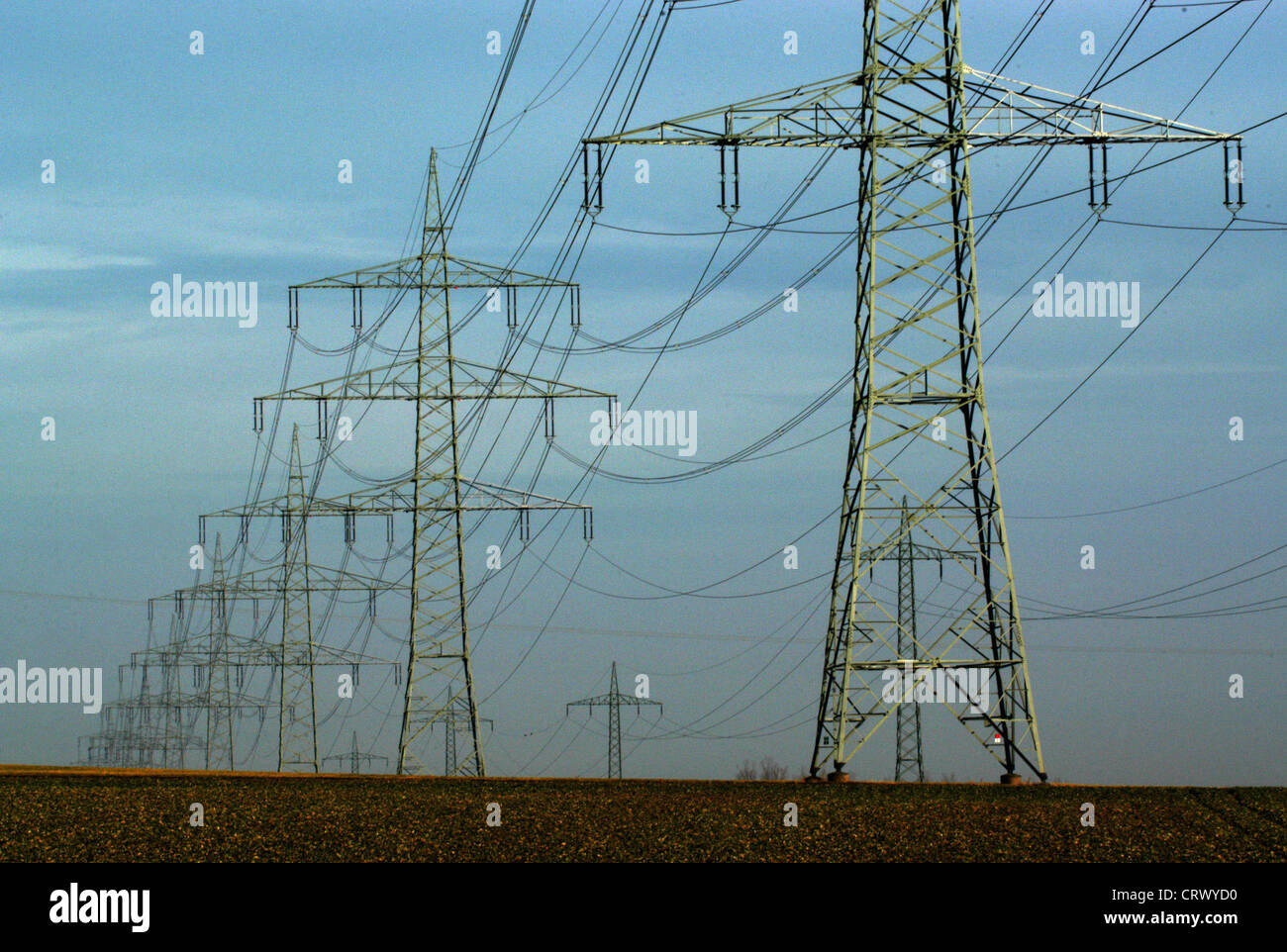 Power line radiation hi-res stock photography and images - Alamy