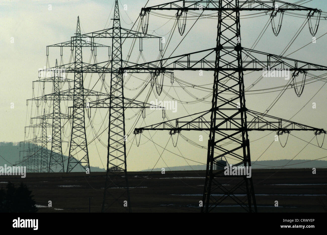 Power line radiation hi-res stock photography and images - Alamy