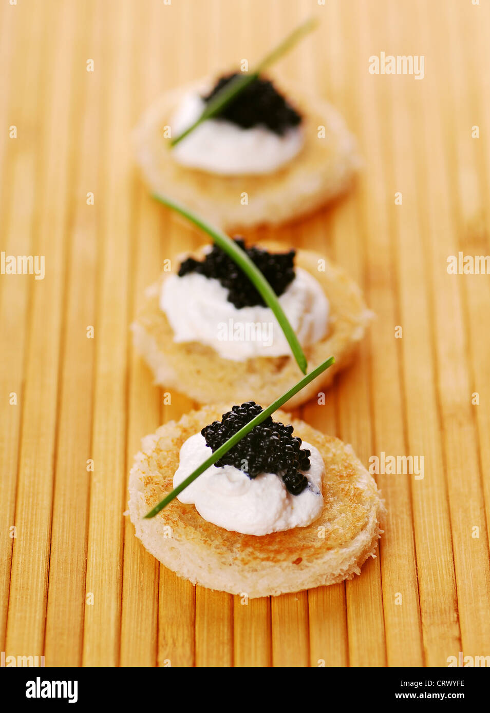 Plate of caviar appetizers hi-res stock photography and images - Alamy