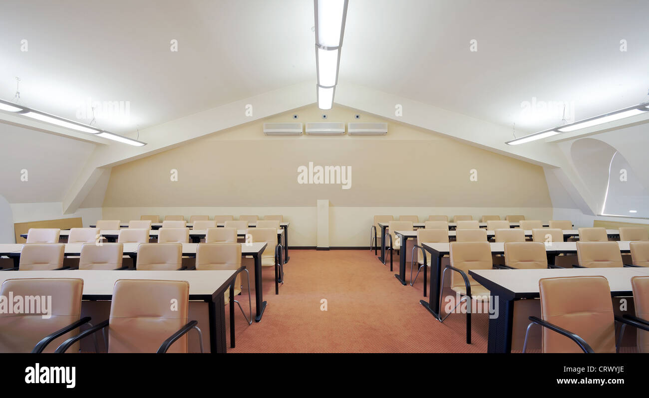 Interior of a conference room, modern and simple design Stock Photo - Alamy