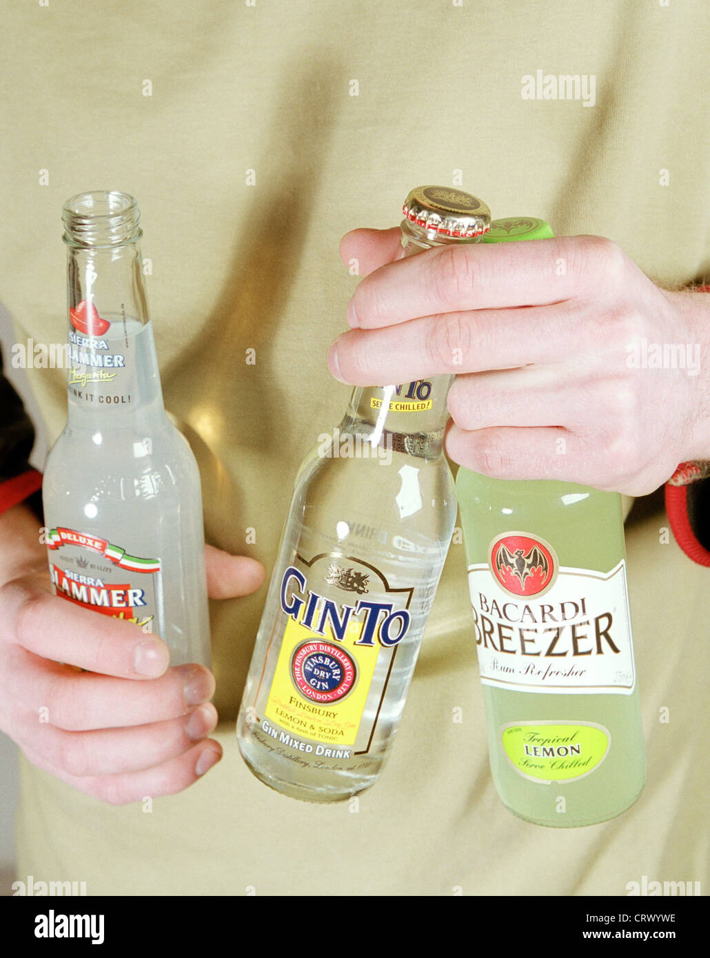 Bottles of alcopops hi-res stock photography and images - Alamy