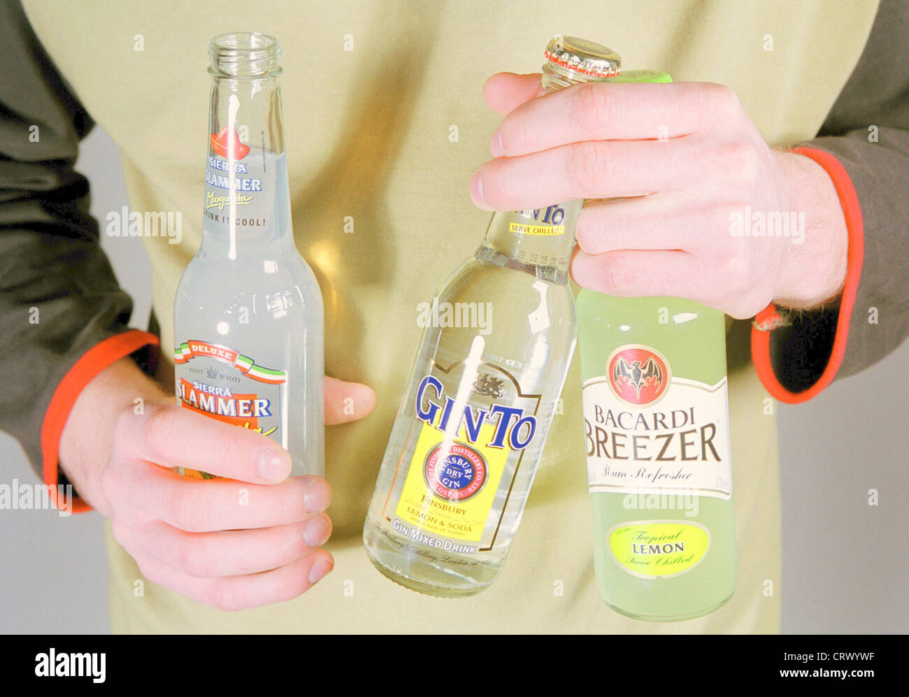 Bottles of alcopops hi-res stock photography and images - Alamy