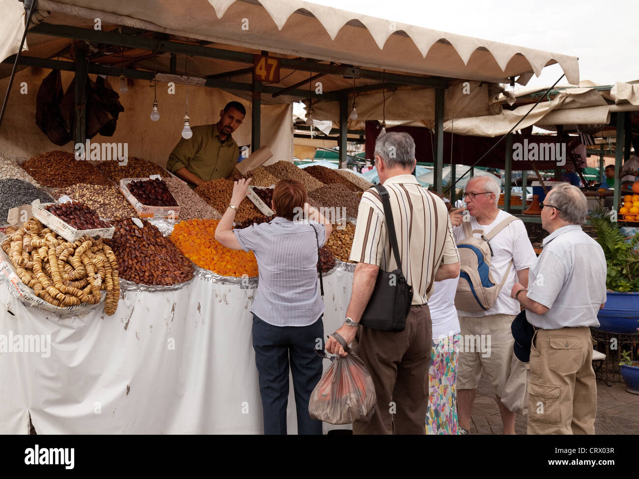 Marrakech food market hi-res stock photography and images - Alamy