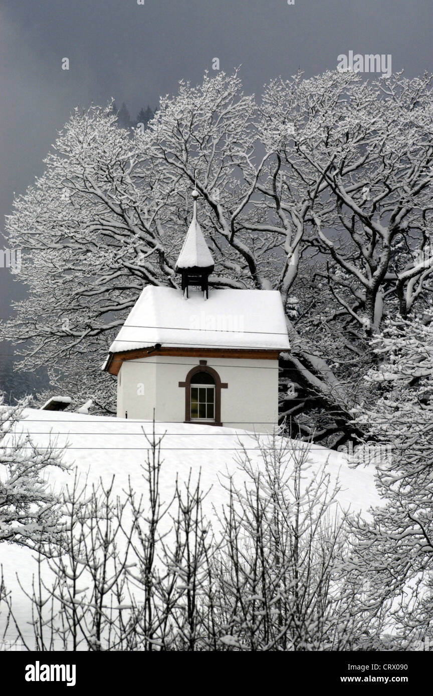 Chapel in winter Black Forest Stock Photo - Alamy