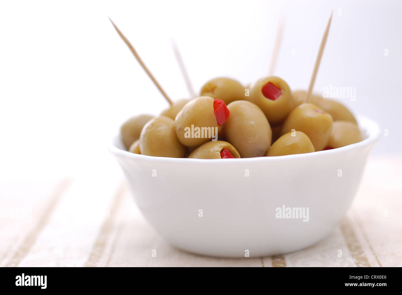 Green olives stuffed red peppers hi-res stock photography and images ...