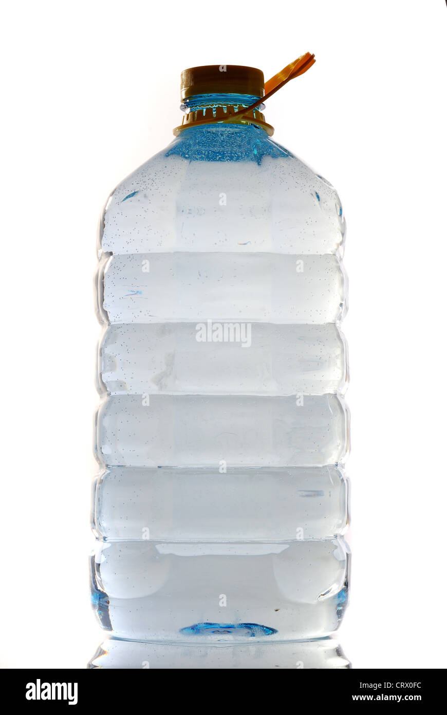 Plastic bottle of mineral water Stock Photo - Alamy