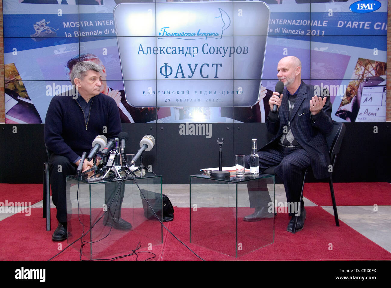 Russia. St. Petersburg. Russian Film director Alexander Sokurov Stock ...