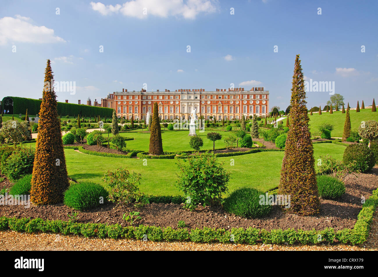 The Privy Garden, South Front, Hampton Court Palace, Hampton, Borough ...