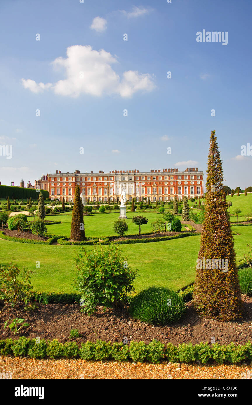 The Privy Garden, South Front, Hampton Court Palace, Hampton, Borough ...