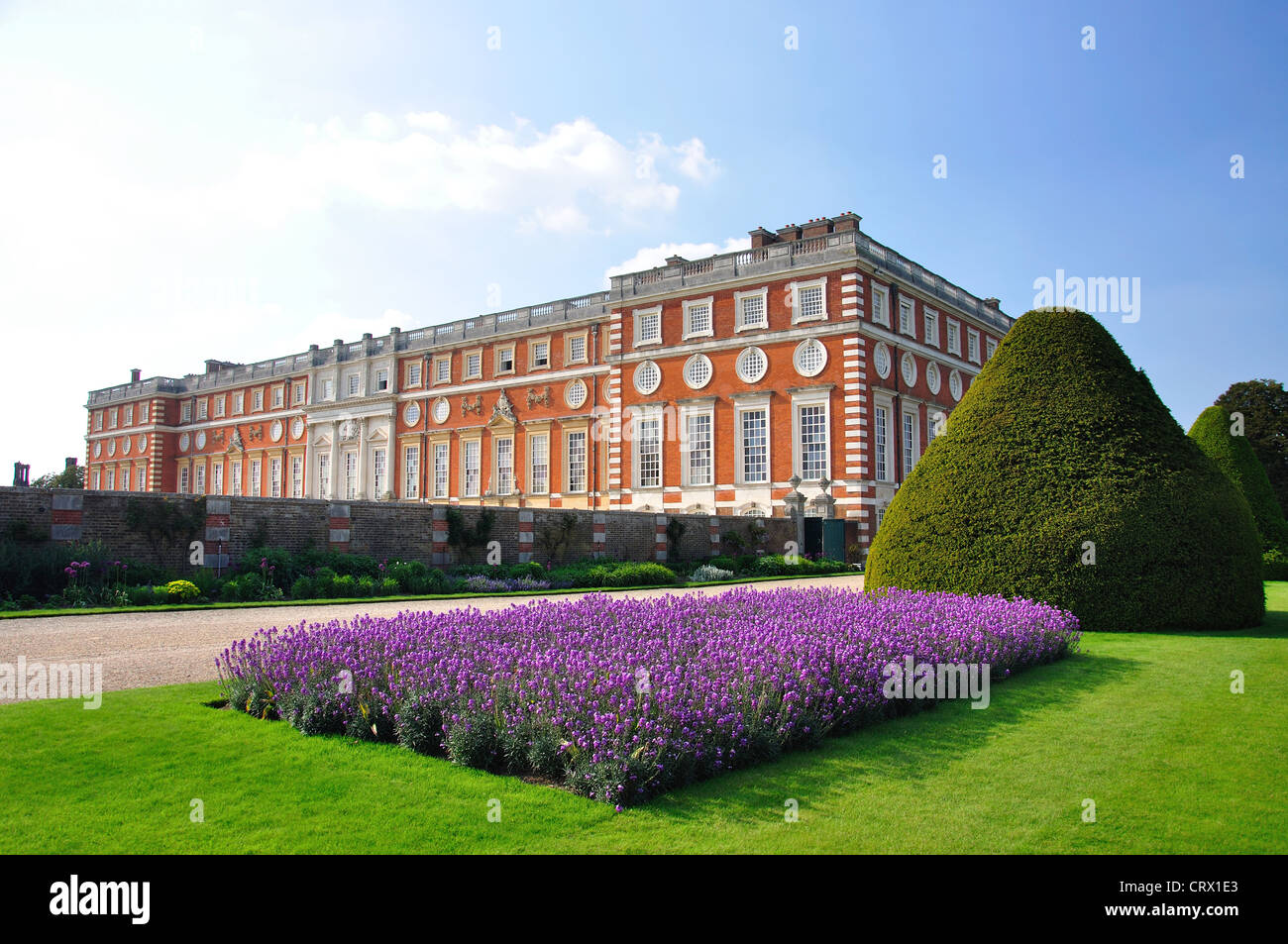 East Gardens, Hampton Court Palace, Hampton, London Borough of Richmond ...