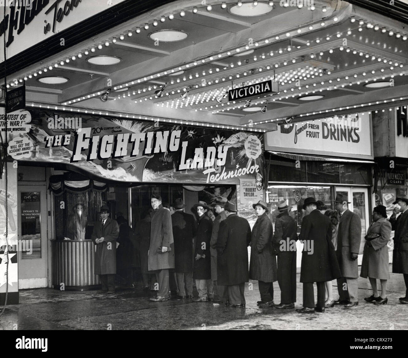The Fighting Lady playing at The Victoria Theater, in Times Square, New ...