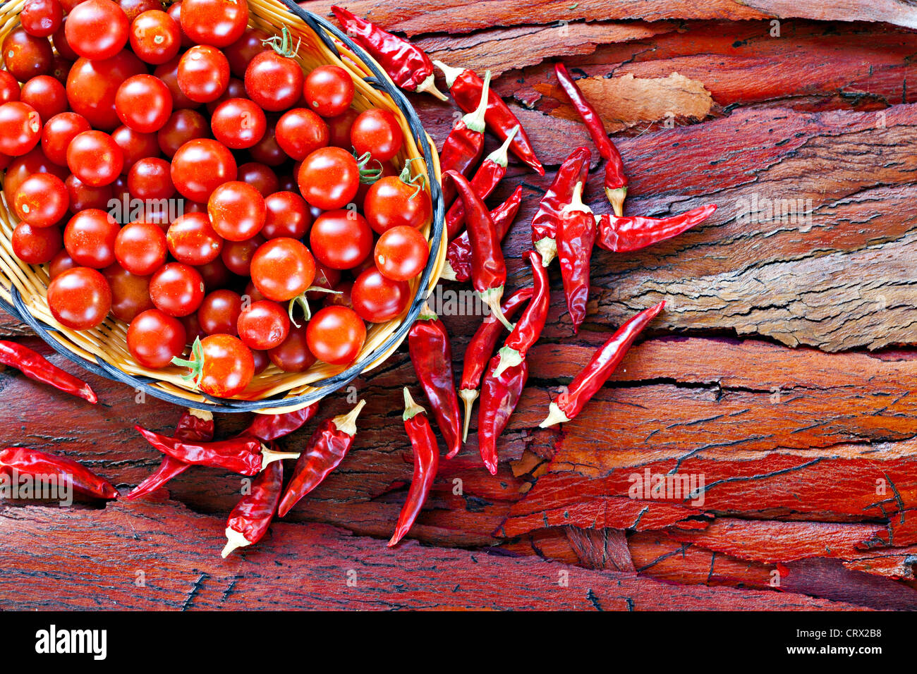 Red cherry chilli peppers hi-res stock photography and images - Alamy