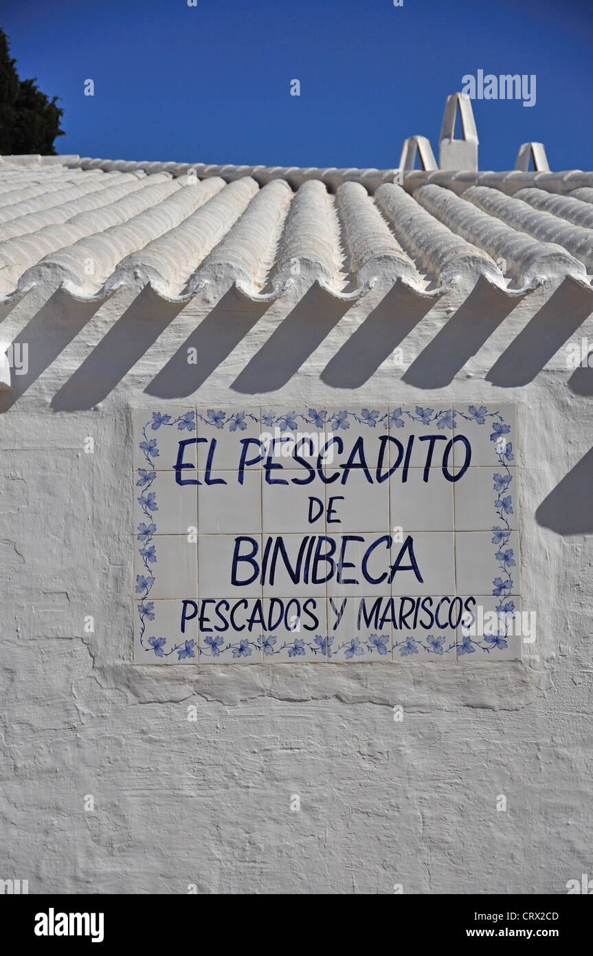 Whitewashed fishing village development of Binibeca, Menorca, Balearic ...